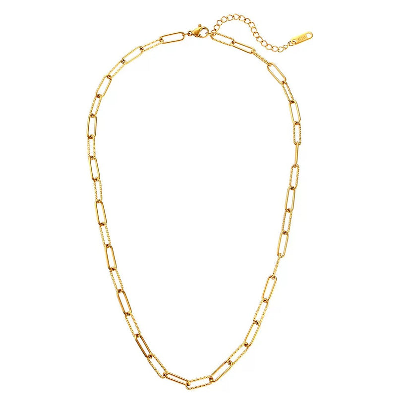 Sammy Paperclip Gold Chain – GIOVY