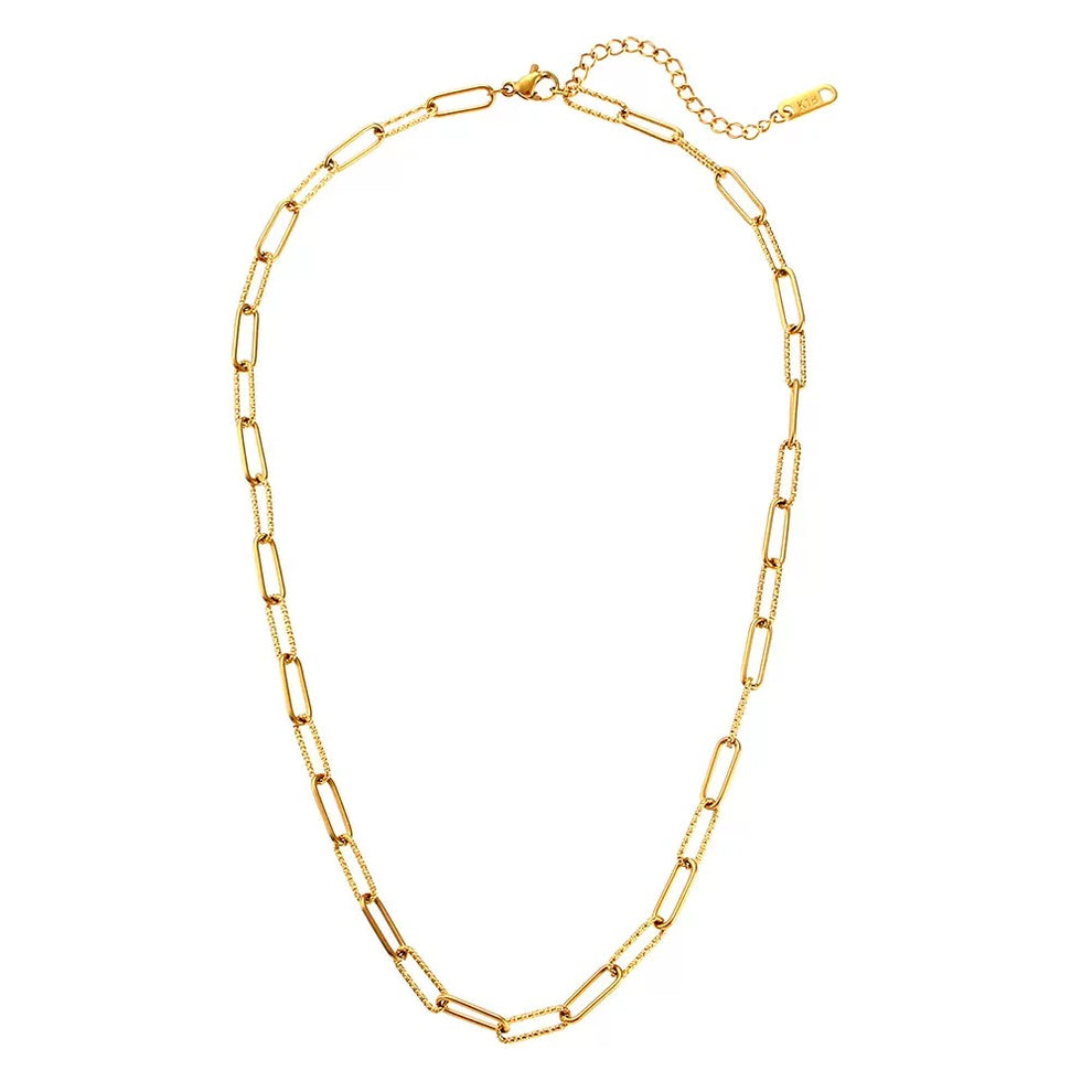 Sammy Paperclip Gold Chain – GIOVY